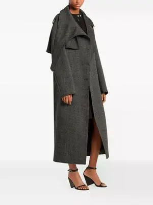 COURREGES Asymmetric-collar Long Coat