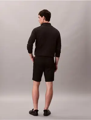 Calvin Klein Refined Stretch Tailored Shorts - Black