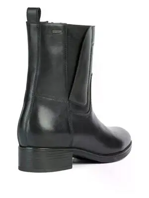 Geox Zip-fastening Leather Boots