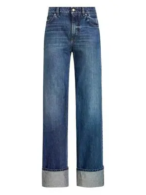 Dolce & Gabbana High-waist Jeans With Turn-up Cuffs