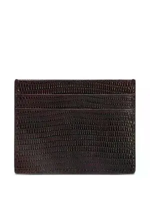 Dolce & Gabbana Logo-plaque Cardholder - Brown