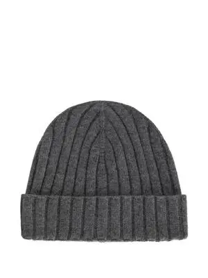 Dolce & Gabbana Ribbed Beanie - Grey