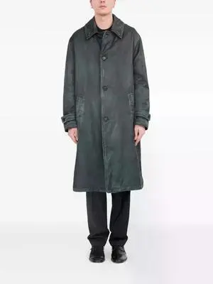 MAISON MARGIELA Waxed Button-up Coat