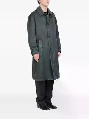 MAISON MARGIELA Waxed Button-up Coat