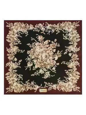 Dolce & Gabbana Floral-print Silk Scarf - Red
