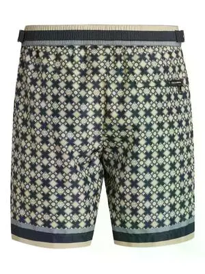 Dolce & Gabbana Geometric-pattern Swim Shorts