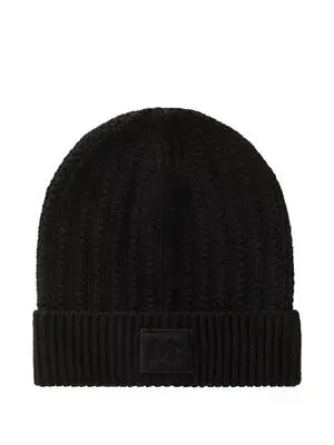 Dolce & Gabbana Ribbed-knit Beanie - Black