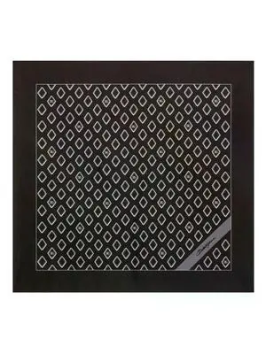 Dolce & Gabbana Geometric-pattern Scarf - Black