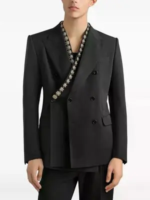 Dolce & Gabbana Sicilia Embellished Double-breasted Blazer