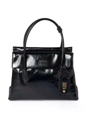 Miu Miu Calf Leather Handbag - Black