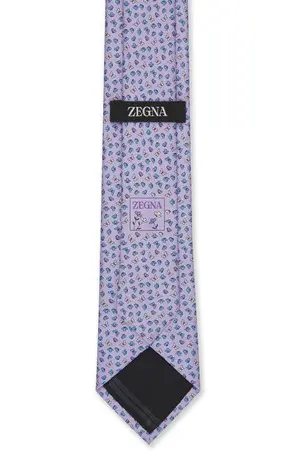 Zegna Mulberry Silk Tie - Teal