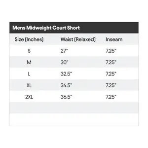 DALIX Midweight Court Shorts - Black