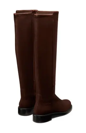 STUART WEITZMAN 5050 Gisele Knee High Boot - Walnut/walnut/black