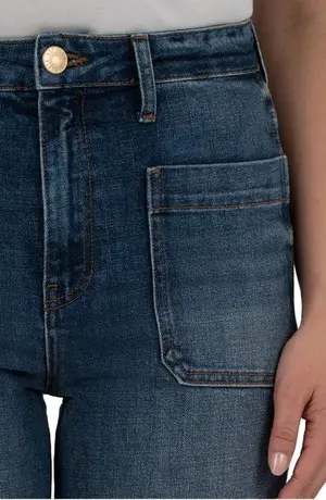 Kut From The Kloth Sienna Cuffed High-waist Jeans