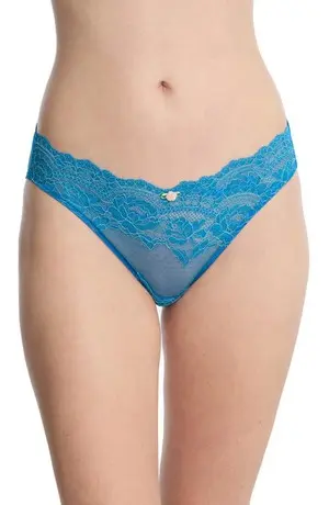 SKARLETT BLUE Unveil Lace Bikini - Eyeshadow Blue