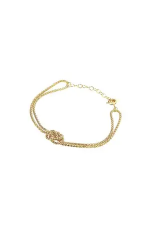 BEARFRUIT JEWELRY Noelle Knot Bracelet - Gold