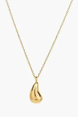 BEARFRUIT JEWELRY Jacqueline Teardrop Necklace - Gold