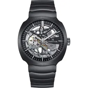 HERITOR AUTOMATIC Magnus Stainless Steel Bracelet Watch - Gunmetal