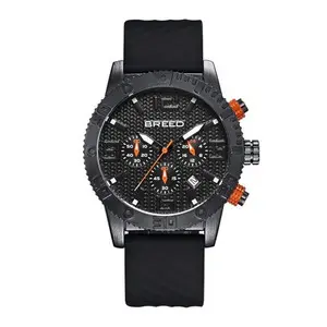 BREED Double Agent Chronograph Watch With Date Black