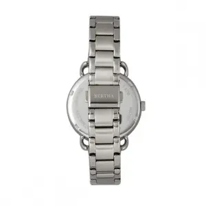 BERTHA WATCHES Gwen Stainless Steel Quartz Watch With Day/date Display - Silver