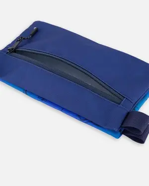 DEUX PAR DEUX Dinosaur Double Pencil Case - Blue Gradient