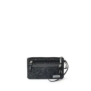 BAGGALLINI Rfid Currency Organizer Wallet Wristlet - Midnight Blossom