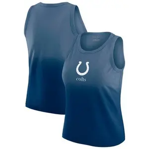 WEAR BY ERIN ANDREWS Indianapolis Colts Ombre Tank Top - Heather Navy