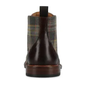 Taft Jack Genuine Leather Lace-up Boots - Light Grey