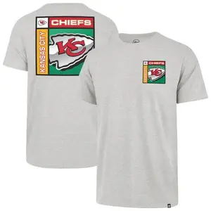 '47 Kansas City Chiefs Chrome Plate Franklin T-shirt - Gray