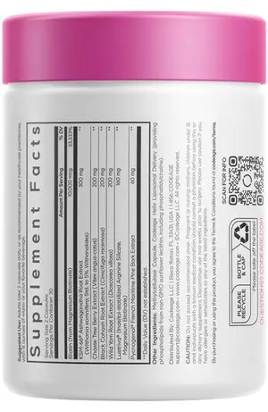 CODEAGE Menopause Hair & Skin Vitamins+, Biotin, Lustriva