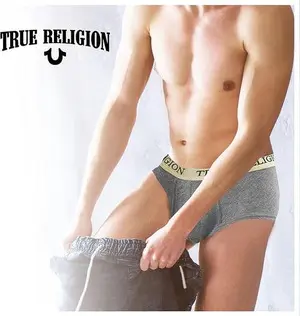 True Religion Briefs Soft Cotton Underwear Pack Of 5 - Black/grey/olive/charcoal