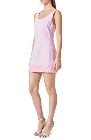 Endless Rose Sequin Hem Sleeveless Mini Dress