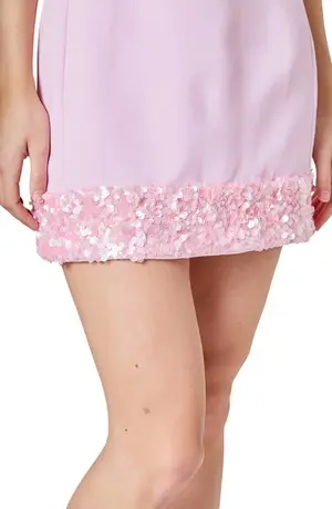Endless Rose Sequin Hem Sleeveless Mini Dress