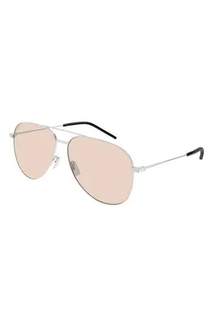 Saint Laurent 59mm Pilot Sunglasses