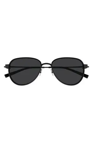 Saint Laurent 53mm Panthos Sunglasses - Black