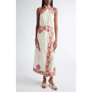Johanna Ortiz Tie Neck Day Dresses