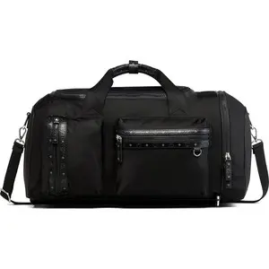 Mcm Ottomar Weekender Backpack In Econyl® And Leather - Black