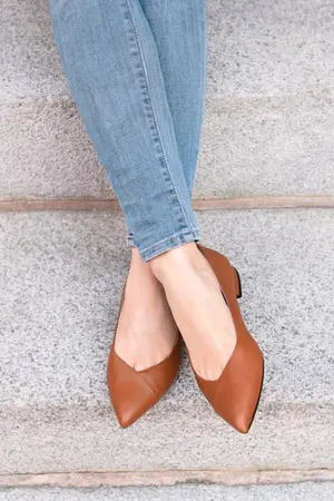 ALLY SHOES Forever Flat - Courageous Caramel Leather