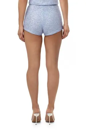 Naked Wardrobe Sequin Hot Pants