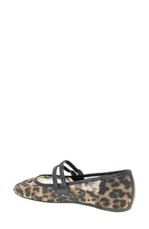 Bcbgmaxazria Harisa Mary Jane Flat - Cheetah Print