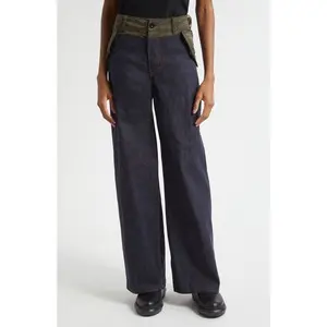 Sacai Ankle Length Jeans For Women