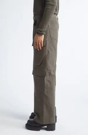 Rick Owens Wide-leg Cargo Jeans - Bosco
