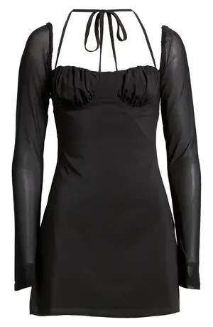 Princess Polly Dyer Underwire Long Sleeve Minidress