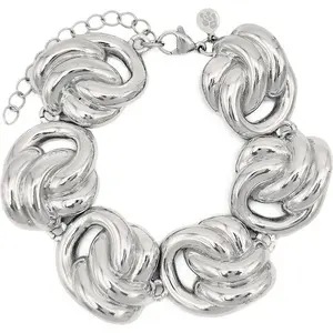 PETIT MOMENTS Miami Chain Bracelet - Silver