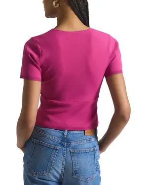 Derek Lam 10 Crosby Bella Twist Front Sweater