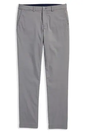 Vineyard Vines Chilmark Flat Front Stretch Chinos - Gray Harbor