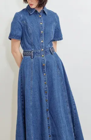 FREEMARKET Denim Maxi Dress