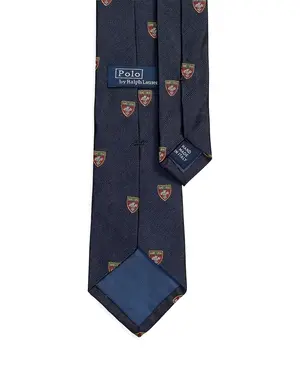 Polo Ralph Lauren Silk Repp Narrow Club Tie - Navy