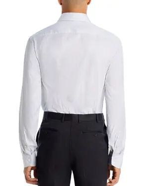 Canali Long Sleeve Button Front Shirt