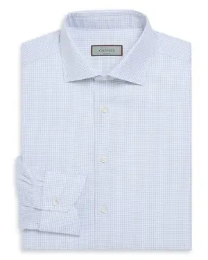 Canali Long Sleeve Button Front Shirt